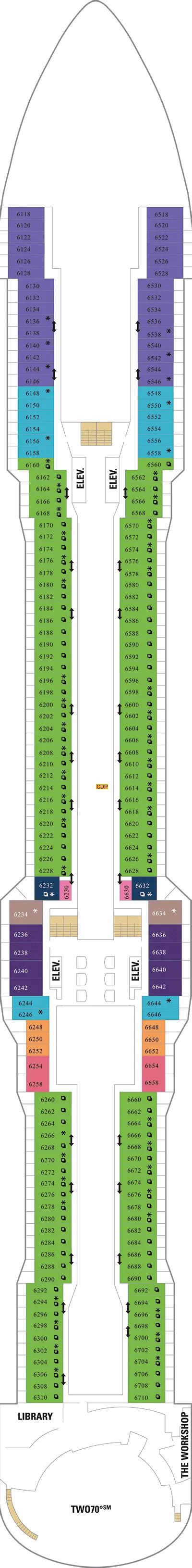 Quantum Of The Seas Deck 6 Deck 6 Plan