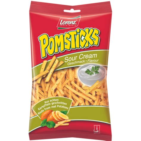 Lorenz Pomsticks Sour Cream 14x85g September Offer Candy Cargo