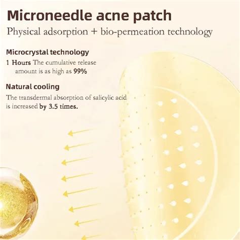 Custom Logo 2025 Micropin Acne Patch Tea Tree Oil Microdart Pimple
