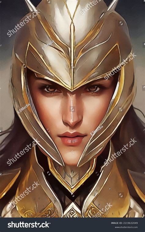 Handpainted Comic Style Portrait High Elf Stock Illustration Shutterstock