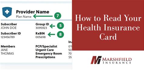 Health Insurance Card Explained How To Read Your Health Insurance Card