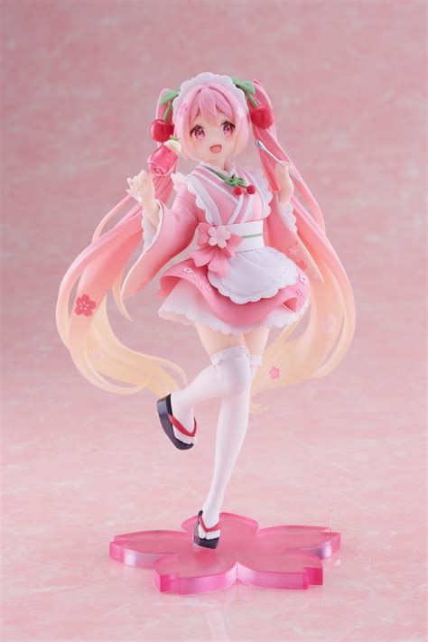 Hatsune Miku Sakura Miku Prize Figure Newly Written Japanese Cafe