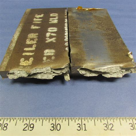 Drop Weight Tear Test — Metallurgical Engineering Services