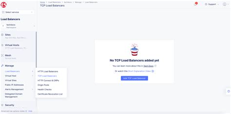 Tcp Load Balancer F5 Distributed Cloud Technical Knowledge
