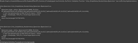 Subgraph Generate Conflicting Implementations Unity Engine Unity Discussions