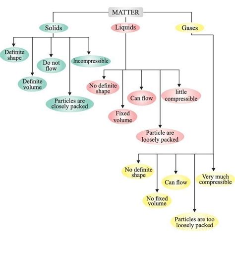 Flow Chart For The Matter In Our Surrounding Brainly In