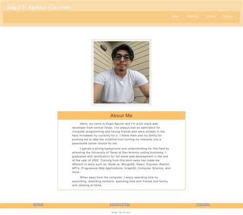 Github Angel A15react Portfolio