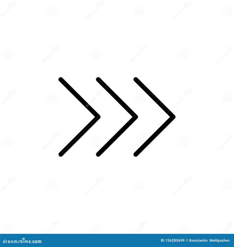 Arrow Next Icon Simple Thin Line Outline Of Arrows Icons For UI And UX Website Or Mobile