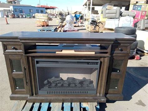 Members Mark Fireplace Console Sierra Auction Management Inc