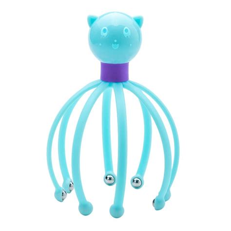 Head Scalp Massager Comb Neck Massage Roller Octop Vicedeal