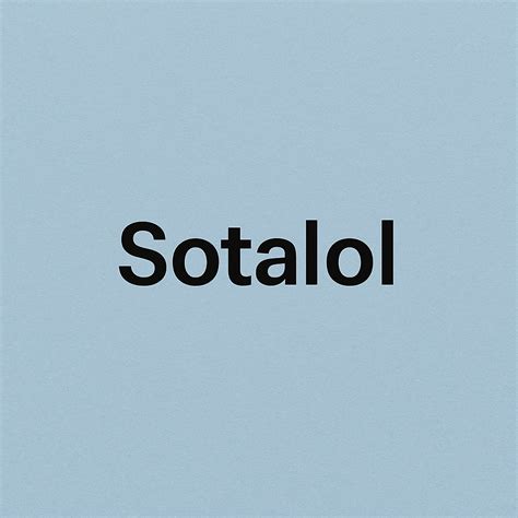 Sotalol Qué Es Posología Ficha Técnica 2026