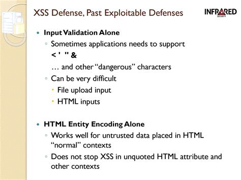 The Past Present And Future Of Xss Defense Ppt Download