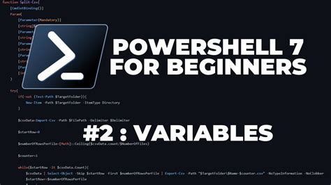 PowerShell Tutorials For Beginners Variables YouTube