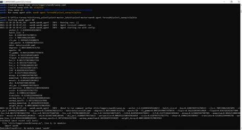 Attributeerror Module Wandb Has No Attribute Init While Trying To Run Sweep On Yolov5 From