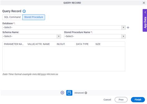 Query Record Database Activity