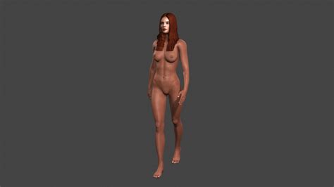 Woman Rigged Model TurboSquid