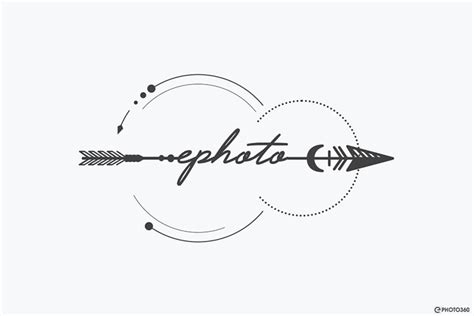 Arrow Tattoo Effect With Signature