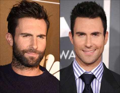 Adam Levine Stubble Beard