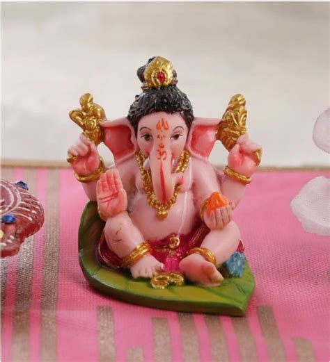 Buy Handpainted Lord Ganpati Idol At 35 Off By Chaque Decor Pepperfry