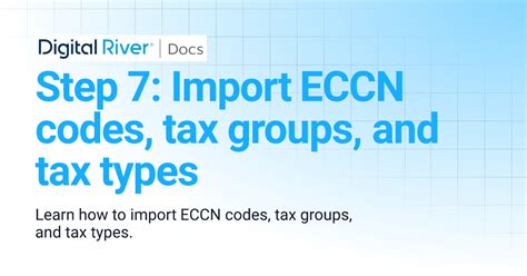 Step Import ECCN Codes Tax Groups And Tax Types Salesforce Lightning B B Commerce App