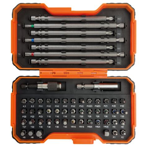 Bahco 54pc Colour Coded Bit Set Fsw