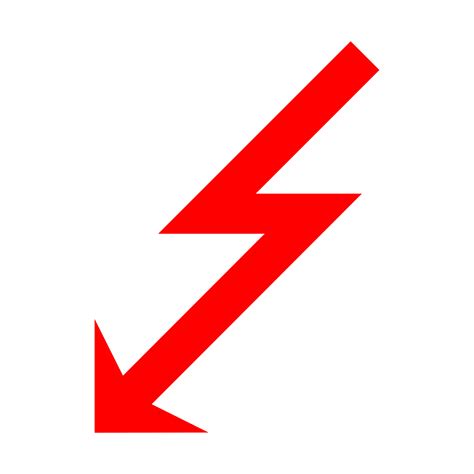 Zig Zag Arrow On Transparent Background PNG