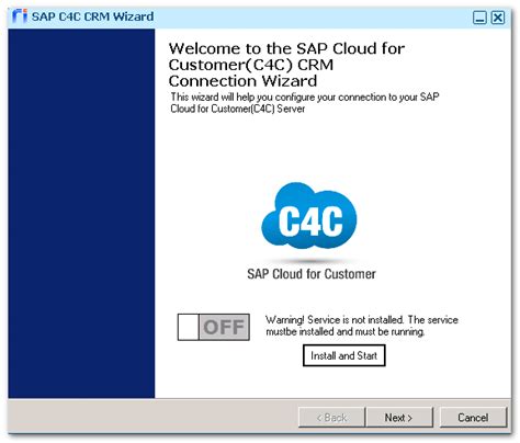 Create Test And Edit A Sap Hybris Sales Sap C4c Connection Riva