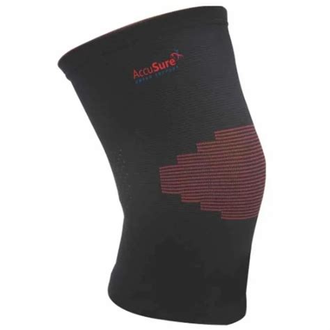 L Accusure Comfort Knee Cap For Sports And Fitness Nylon Lycra Blend 2 Way Stretch At Best