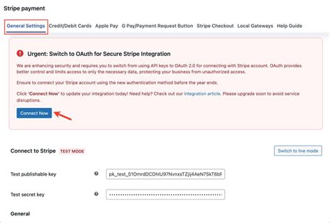 upgrade to stripe oauth 2 0 for enhanced security