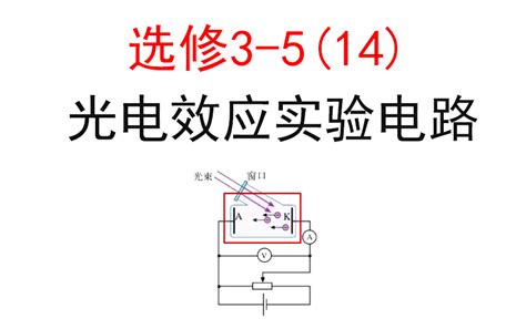 【选修3 5】【第二章】14光电效应实验电路 哔哩哔哩