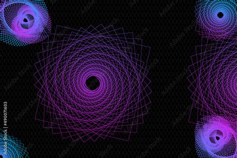 Big Data Wave Visualization Binary Code And Line Wave Pattern Stock Vector Adobe Stock