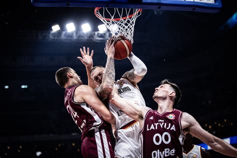 კალათბურთის მსოფლიო ჩემპიონატის მეოთხედფინალში გერმანიამ ლატვია დაამარცხა