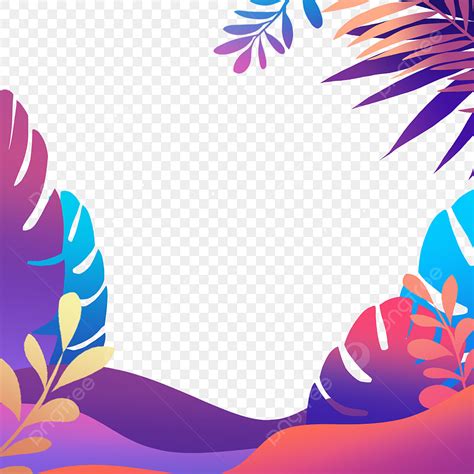 나뭇잎 일러스트 테두리 손으로 그린 잎 단풍 손으로 그린 나뭇잎 테두리 만화 나뭇잎 Png 일러스트 및 Psd 이미지 무료 다운로드 Pngtree