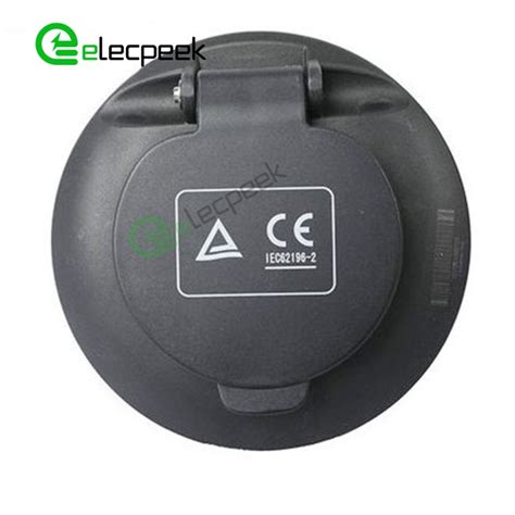 Ev Charging Connector Iec 62196 2 Type 2 Socket Ac 16a 250v Socket Connector Single Phase For