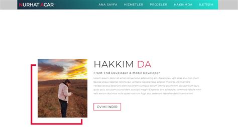 GitHub NurhatACAR Html Css WebSite html Css le Yapılan kişisel web