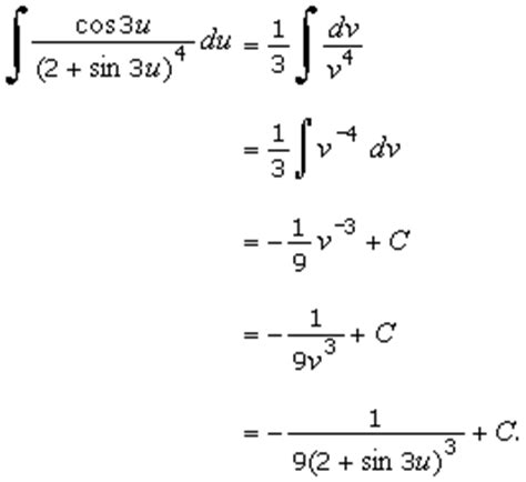 Integration Of Trigonometric Functions