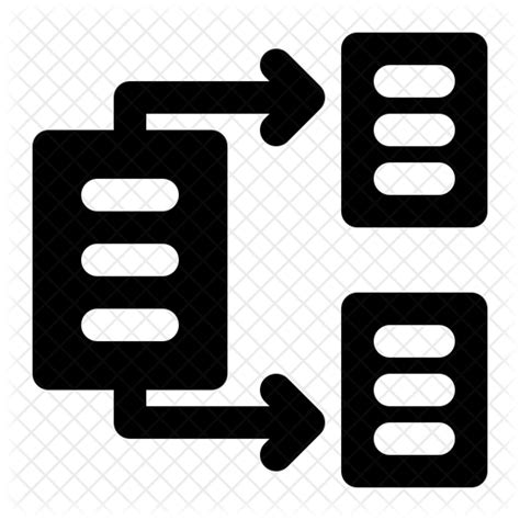 Data Transformation Icon Download In Glyph Style