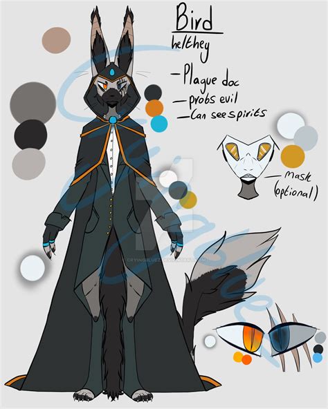 Ref Of Anthro Bird By Cryingbluez On Deviantart