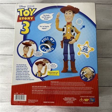 Toy Story 3 Playtime Sheriff Woody 12 Figure Talking Pull String
