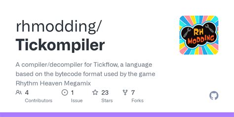 GitHub Rhmodding Tickompiler A Compiler Decompiler For Tickflow A
