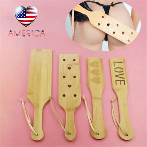 Bamboo Handle Spanking Ass Paddle Whip Flogger Bdsm For Couples Bondage