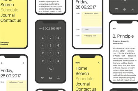 Typography Font Design Style Guide For UI Adobe XD Ideas