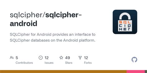 Github Sqlciphersqlcipher Android Sqlcipher For Android Provides An Interface To Sqlcipher