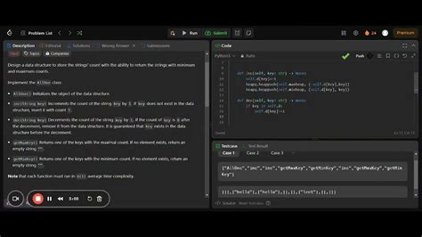 Leetcode 432 All O`one Data Structure Youtube