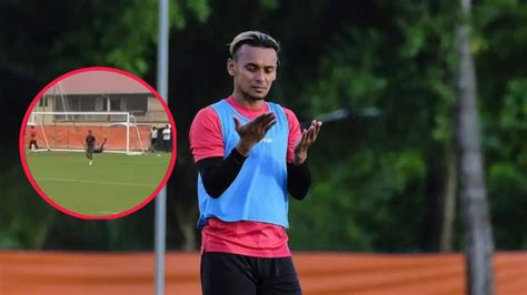 Amri Yahyah Buat Hal Lagi Terciduk Semasa Sesi Latihan