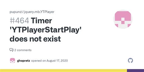timer ytplayerstartplay does not exist · issue 464 · pupunzi jquery