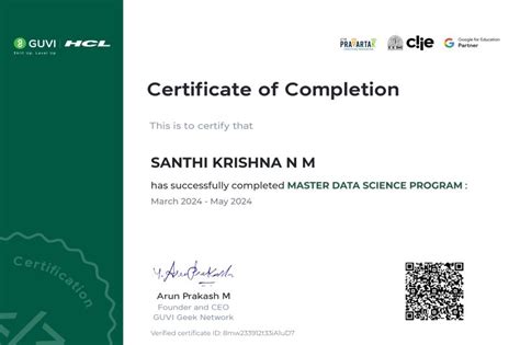 Guvi Datascience Keeplearing Santhi Krishna N M 12 Comments