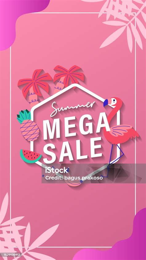여름 세일 소셜 미디어 스토리 릴 프로모션 콘텐츠를 위한 세로 템플릿 게시물입니다 Brand Name Online