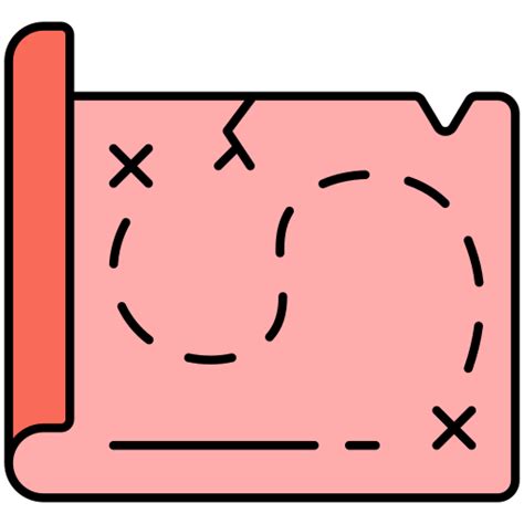 Treasure Map Generic Alternative Color Icon