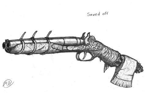 Sawed Off Shotgun By Chaosfeeder On Deviantart